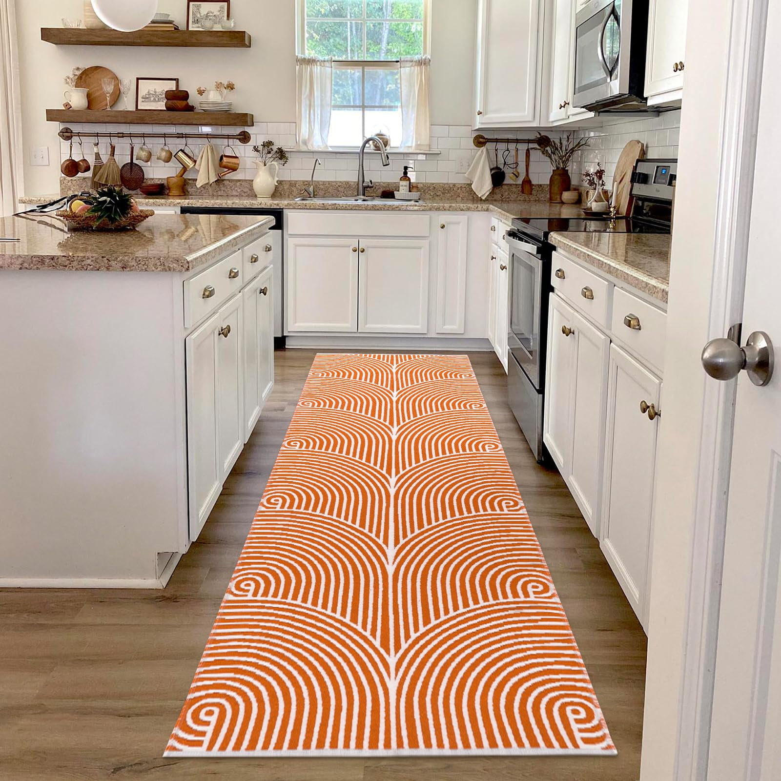 Tiffasea Hallway Runner Rug 2.6'x8', Washable Fall Long Kitchen Rugs ...