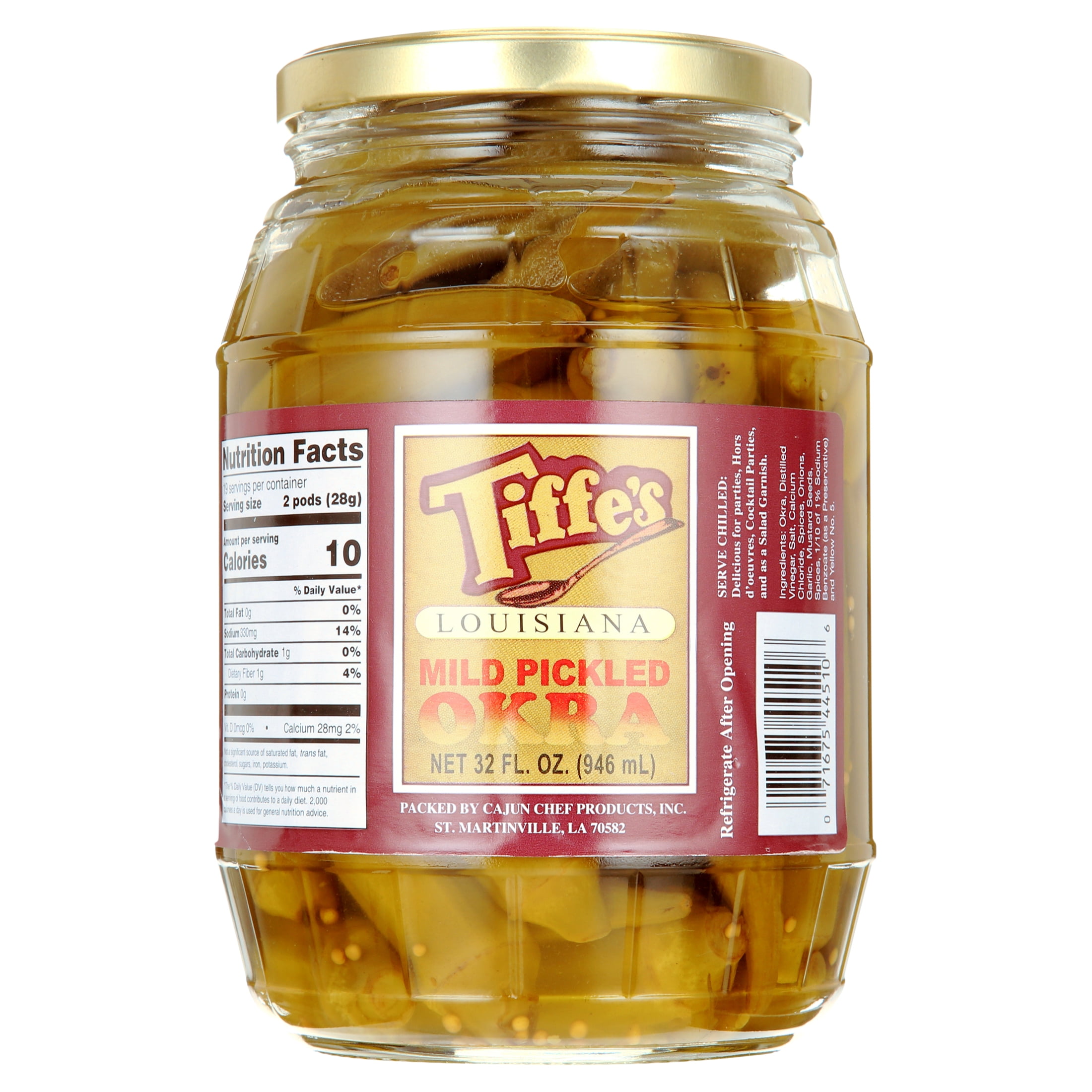 Tiffe'S Louisiana Mild Pickled Okra - Walmart.com