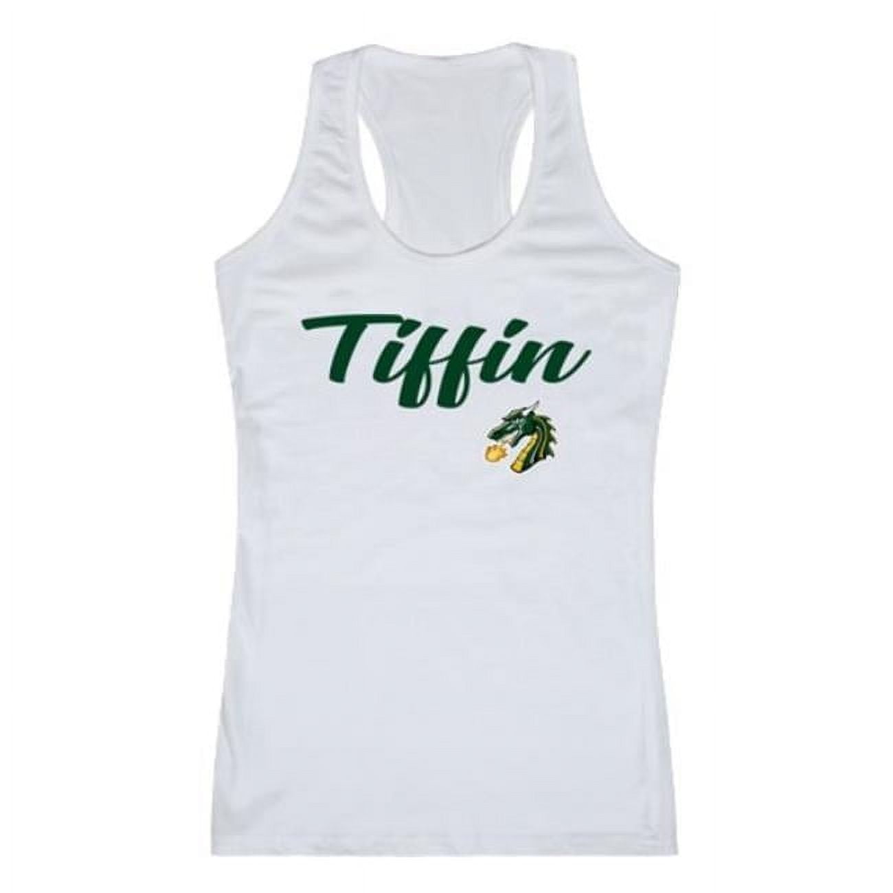 Tiffin University Dragons Script Tank Top, White - Extra Large ...
