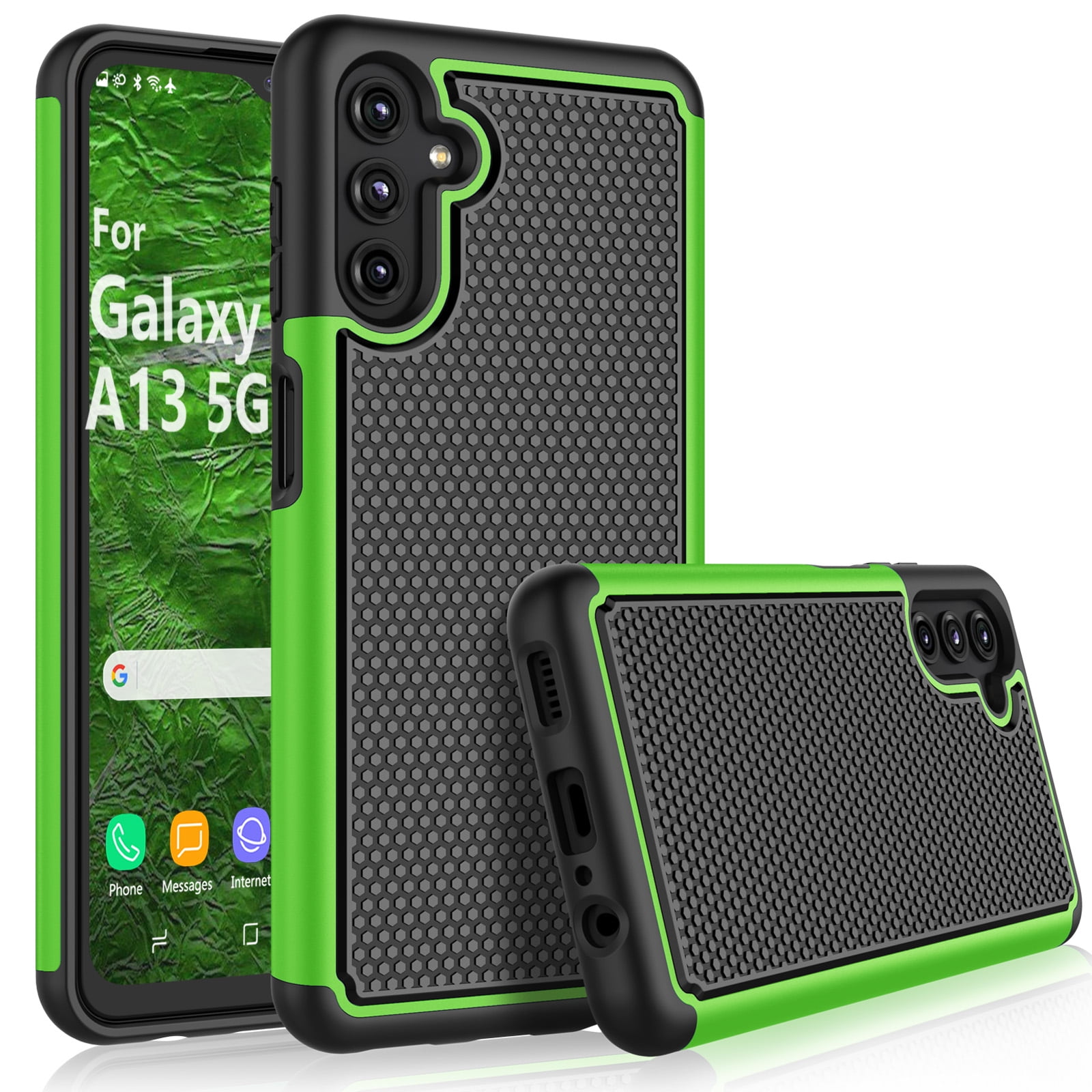 Tiflook Military Grade Samsung Galaxy A13 5G Case, Shock Absorbing ...