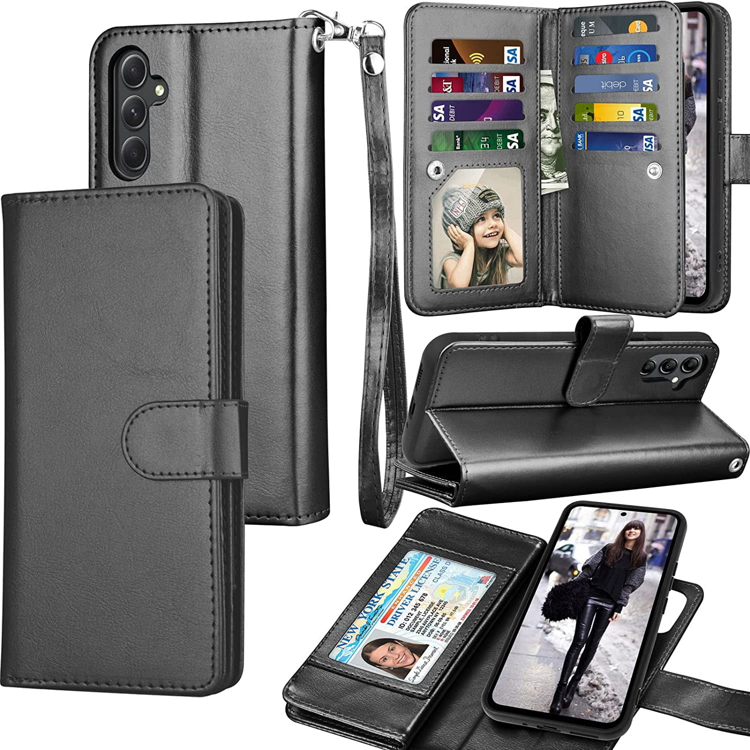 Tiflook Galaxy A54 5G Case, Galaxy A54 5G Wallet Case, Luxury PU ...