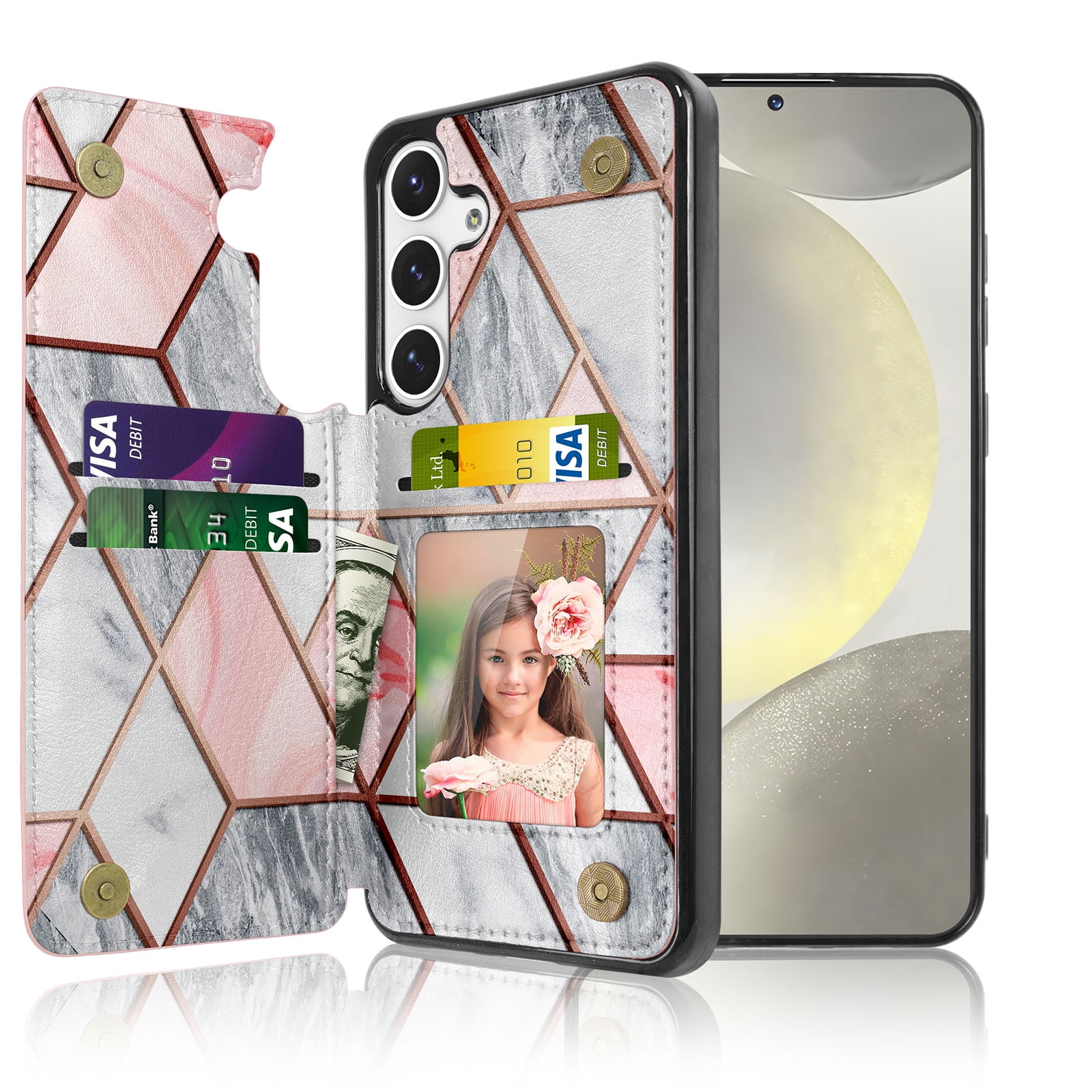 Tiflook Wallet Case for Galaxy S24 | 2024 | 5G | Minimalist Luxury PU ...