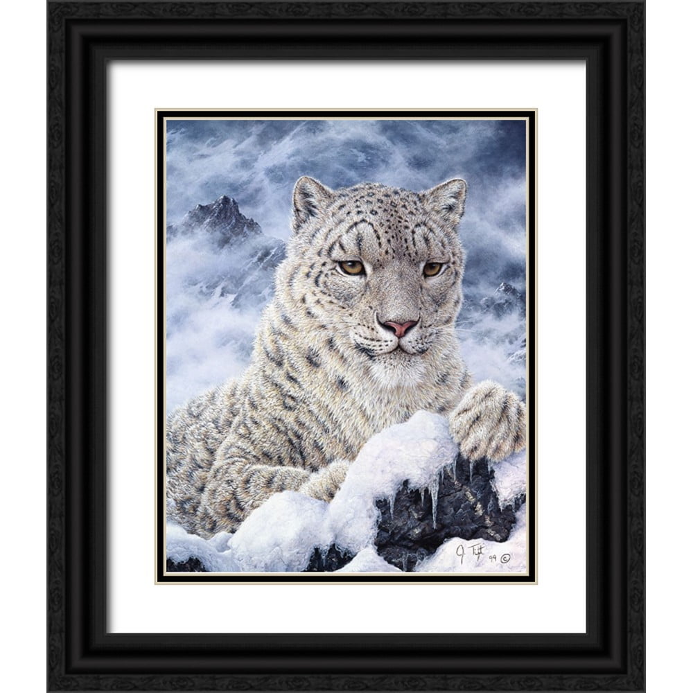 Tift, Jeff 20x24 Black Ornate Wood Framed with Double Matting Museum ...