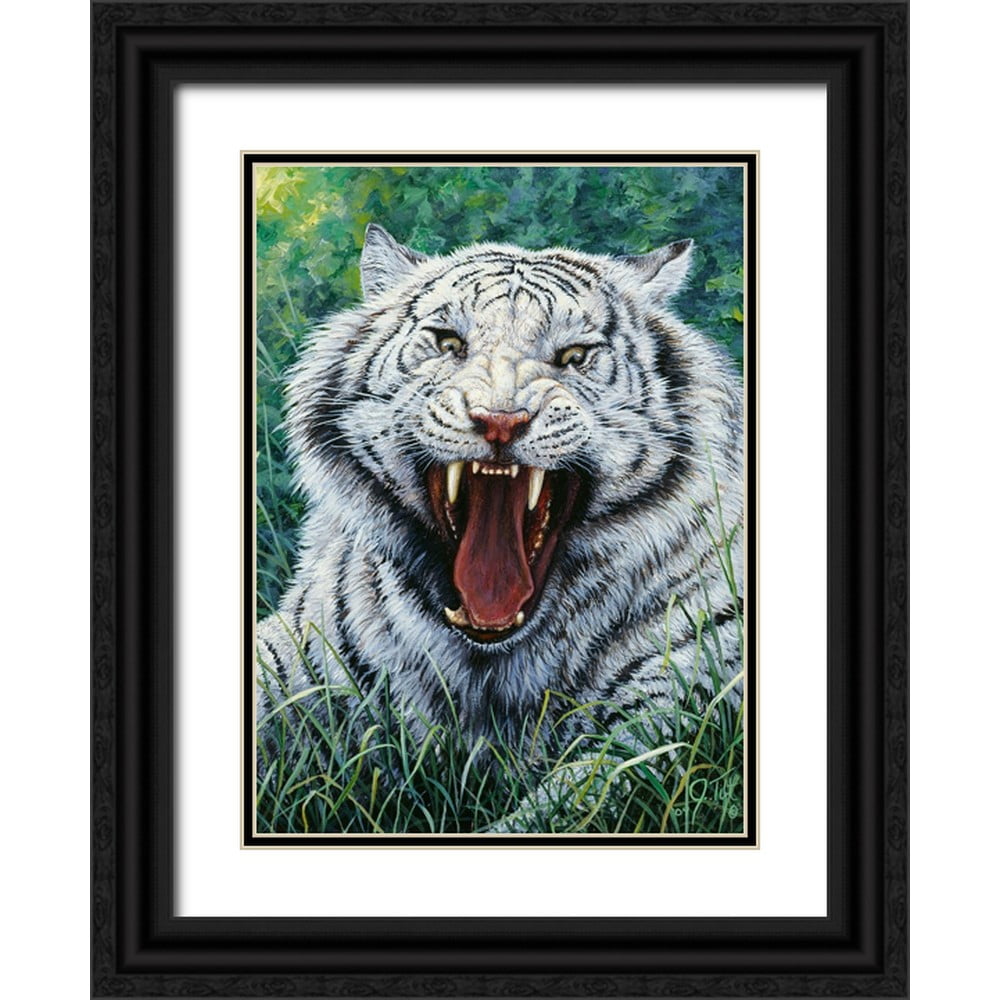 Tift, Jeff 24x32 Black Ornate Wood Framed with Double Matting Museum ...