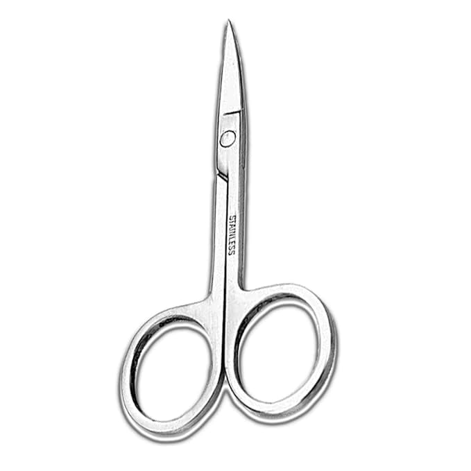 Tifurko Scissors for Eyebrow Moustache Nose Hair Beard Cutting Trimming ...