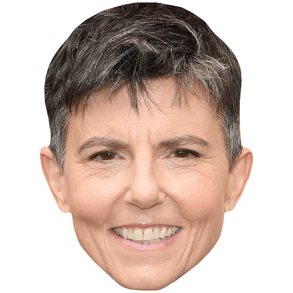 Tig Notaro (Smile) Celebrity Mask, Flat Card Face, Fancy Dress Mask ...