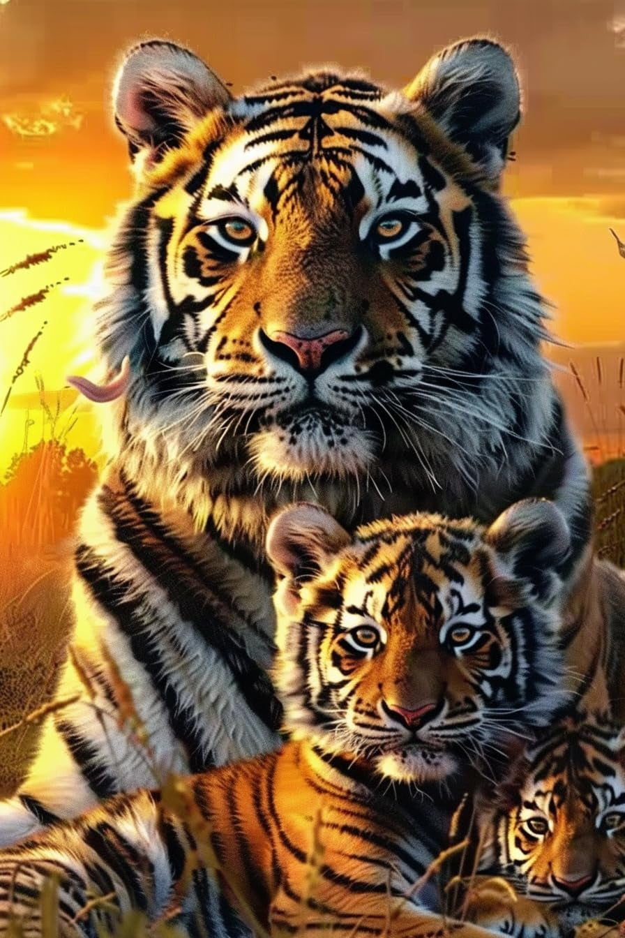 Tiger 1000 Piece Jigsaw Puzzle Suitable for All Groups of People ...