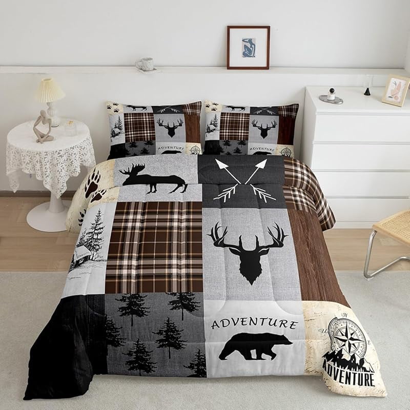 Tiger 3D Print Comforter Set Queen Size Wild Animals Bedding Set 3pcs ...