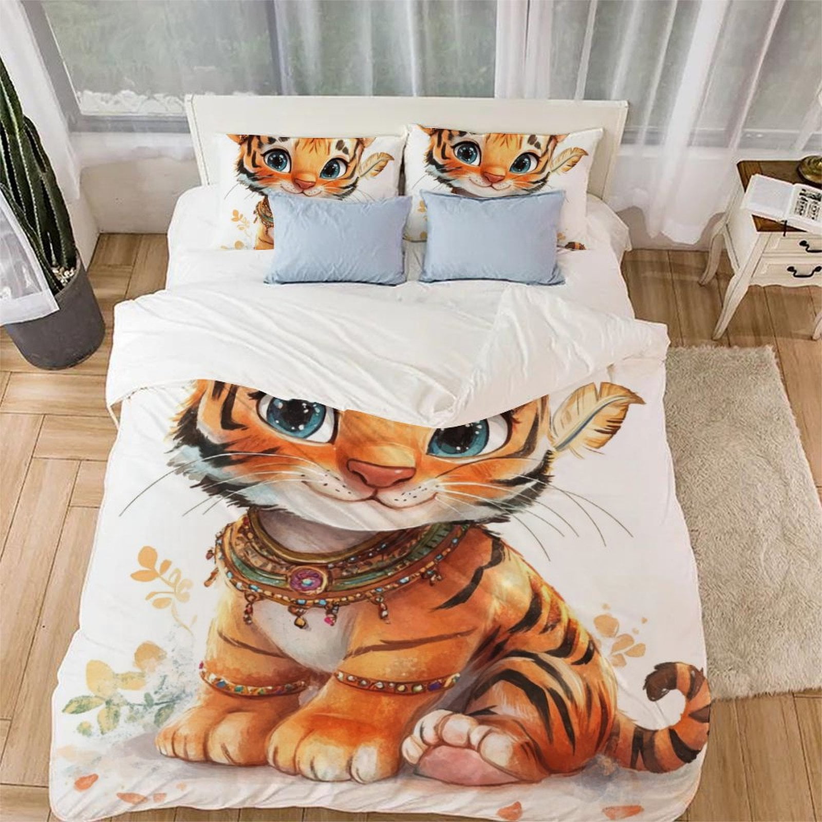 Tiger 3D Printed Bedding Set Quilt Cover Comforter Covers Duvet Cover ...