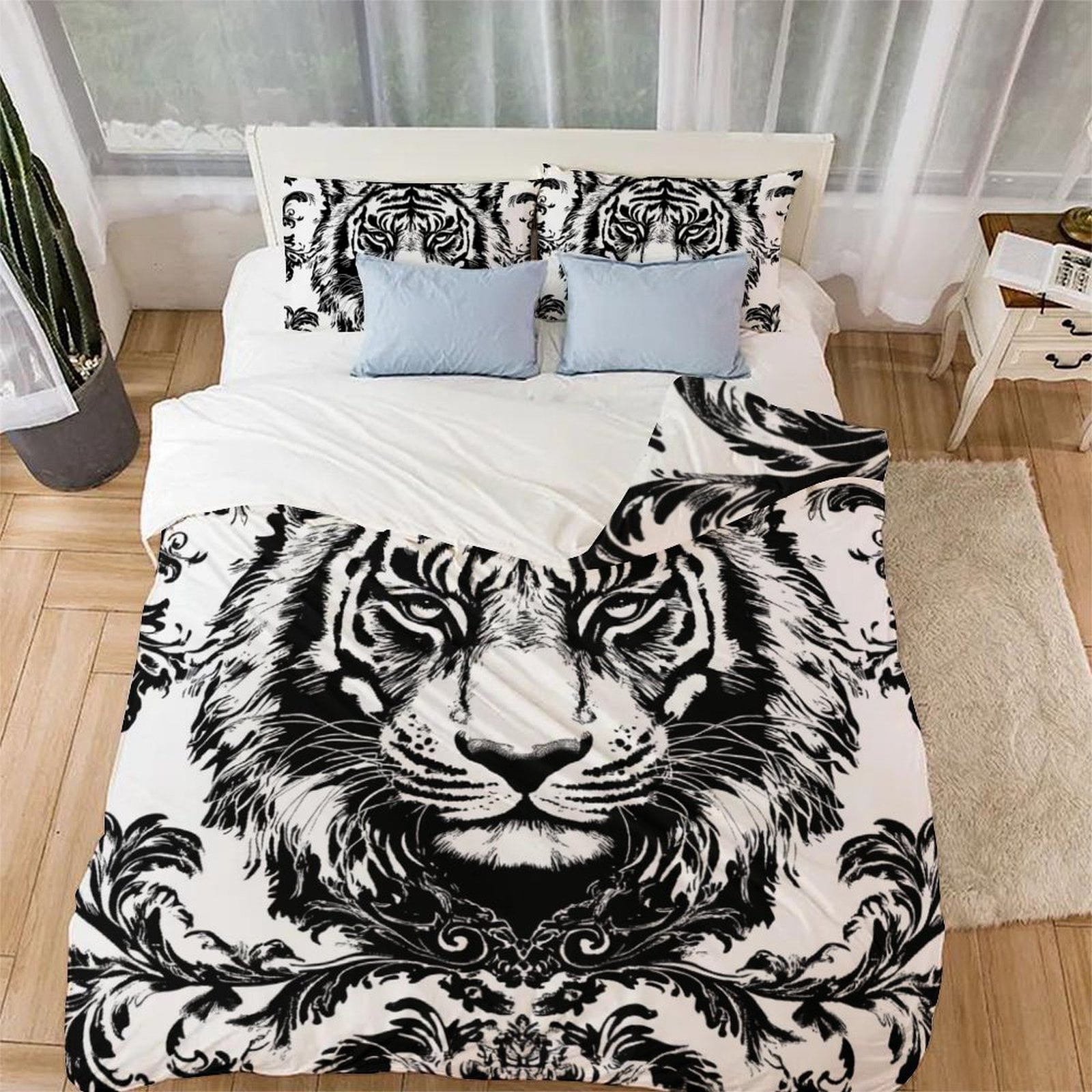 Tiger 3D Printed Bedding Set Quilt Cover Comforter Covers Duvet Cover ...