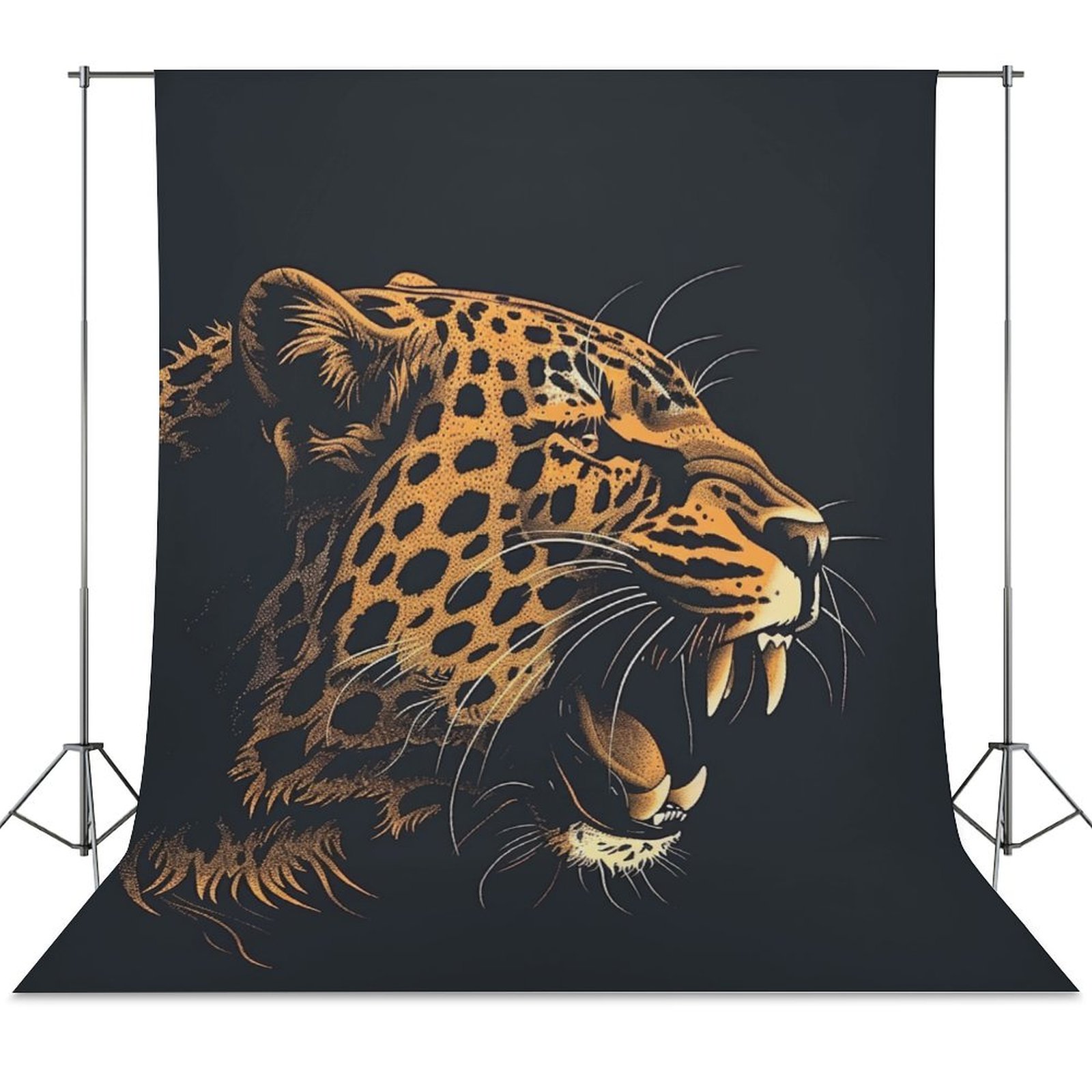 Tiger Animal Graffiti Backdrop Background for Photography Photo Booth ...