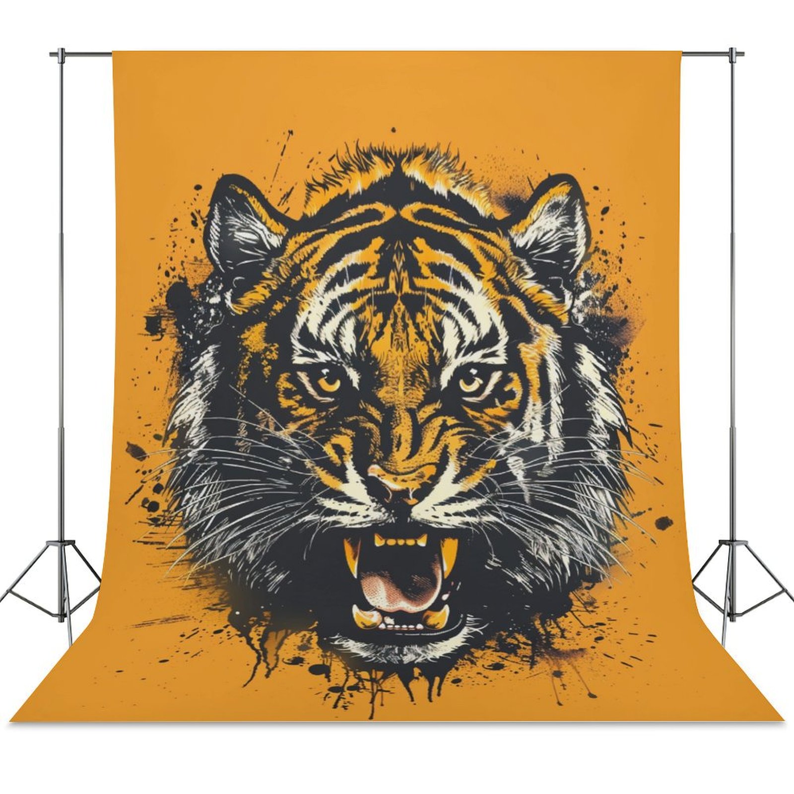Tiger Animal Graffiti Backdrops for Photography Kids Adult Photo Booth ...