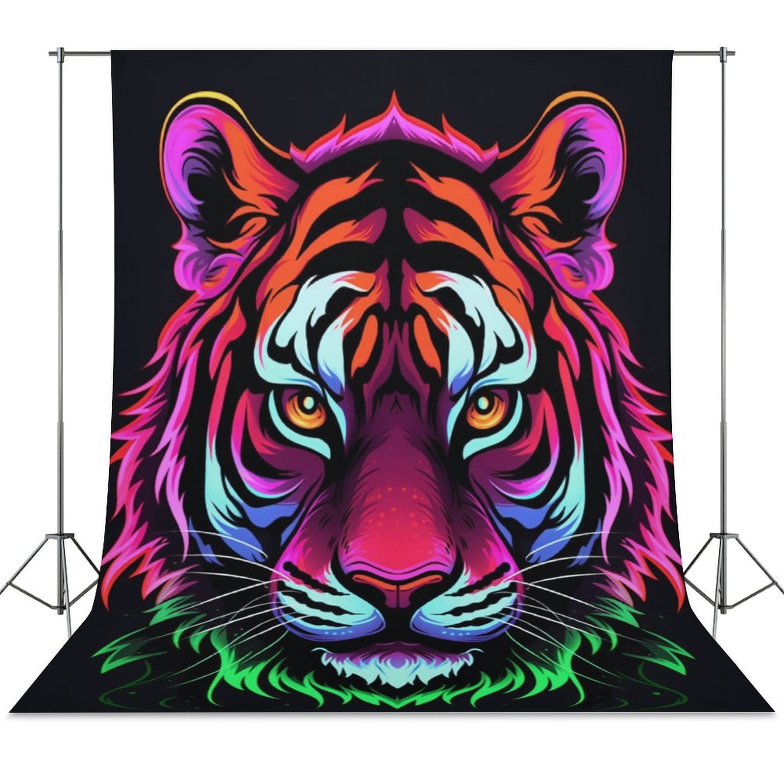 Tiger Animal Graffiti Backdrops for Photography Kids Adult Photo Booth ...