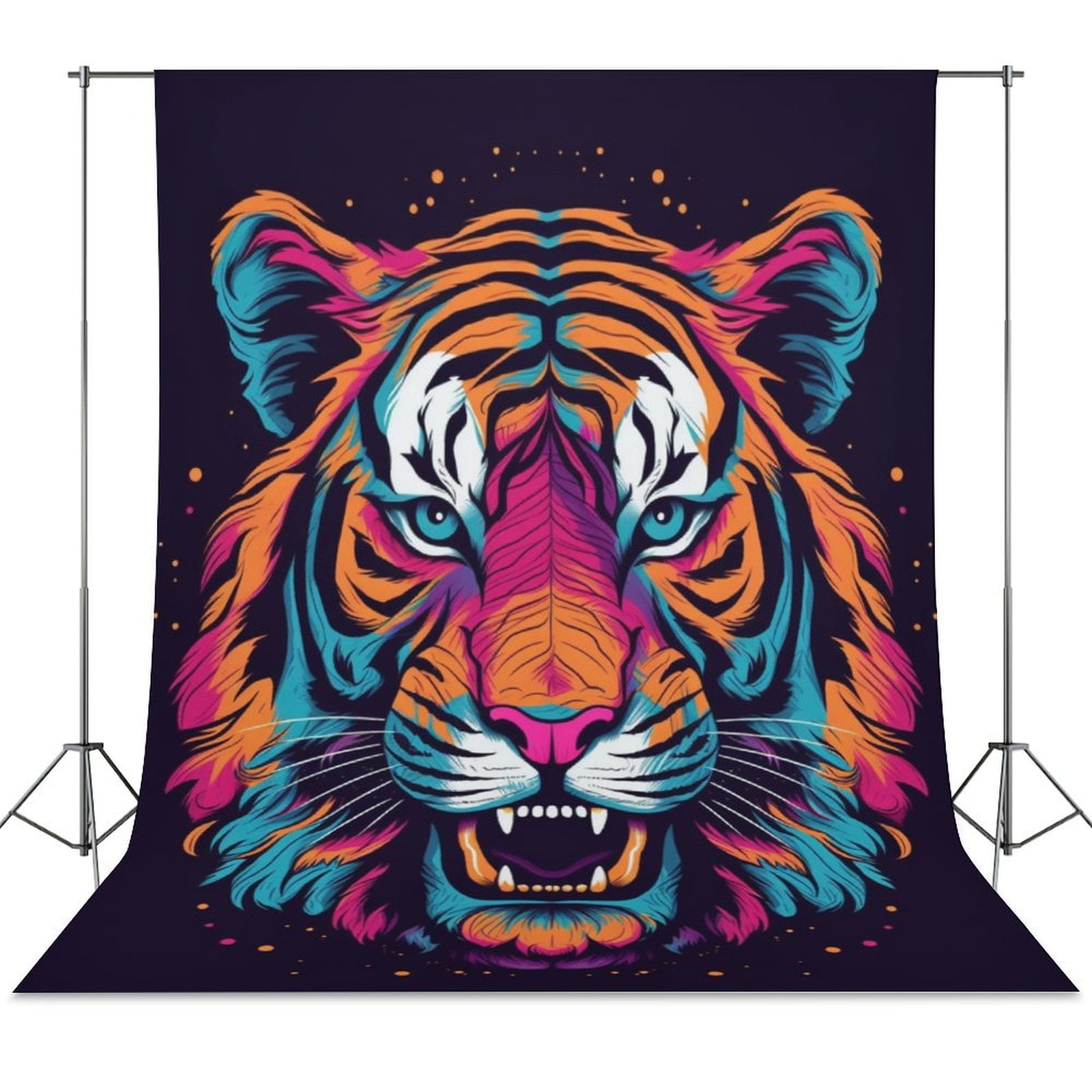Tiger Animal Graffiti Backdrops for Photography for Party Backdrop ...