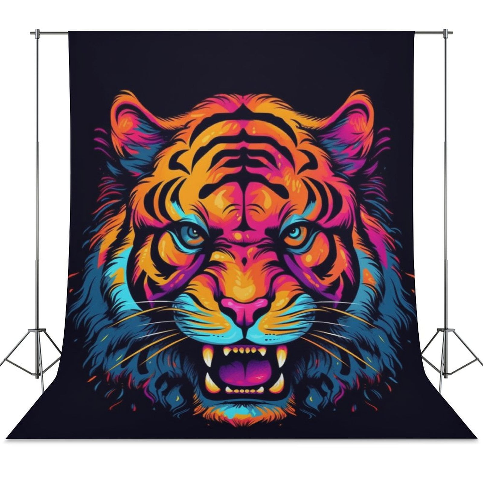 Tiger Animal Graffiti Backdrops for Photography for Party Backdrop ...