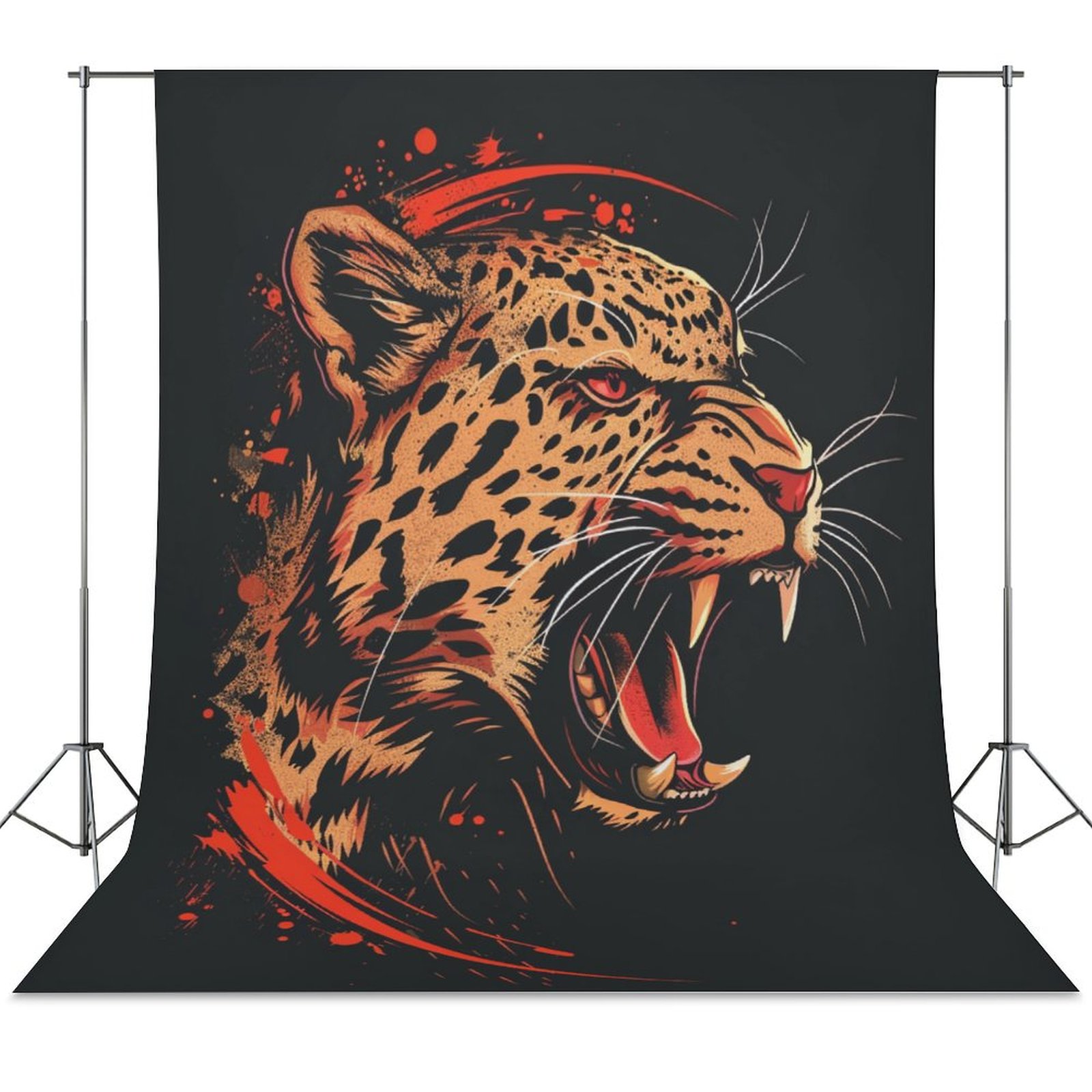 Tiger Animal Graffiti Backdrops for Photography for Party Backdrop ...