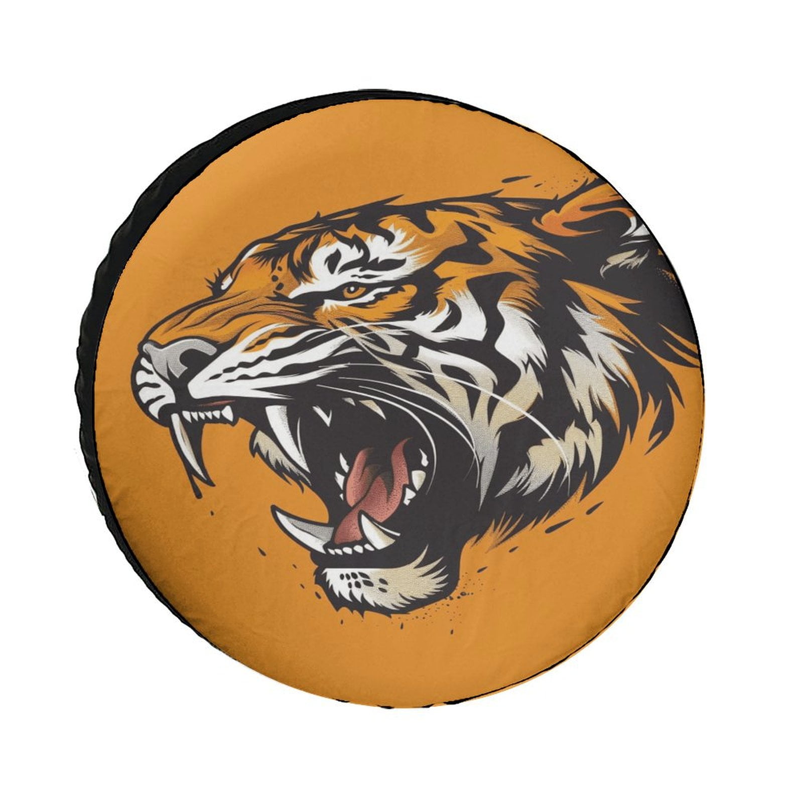 Tiger Animal Graffiti Spare Tire Cover Tire Covers Protector Wheel Tire ...