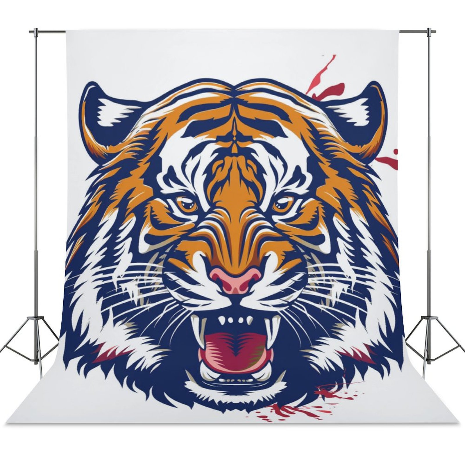 Tiger Animal Graffiti Spring Backdrop Backdrops for Photography Photo ...