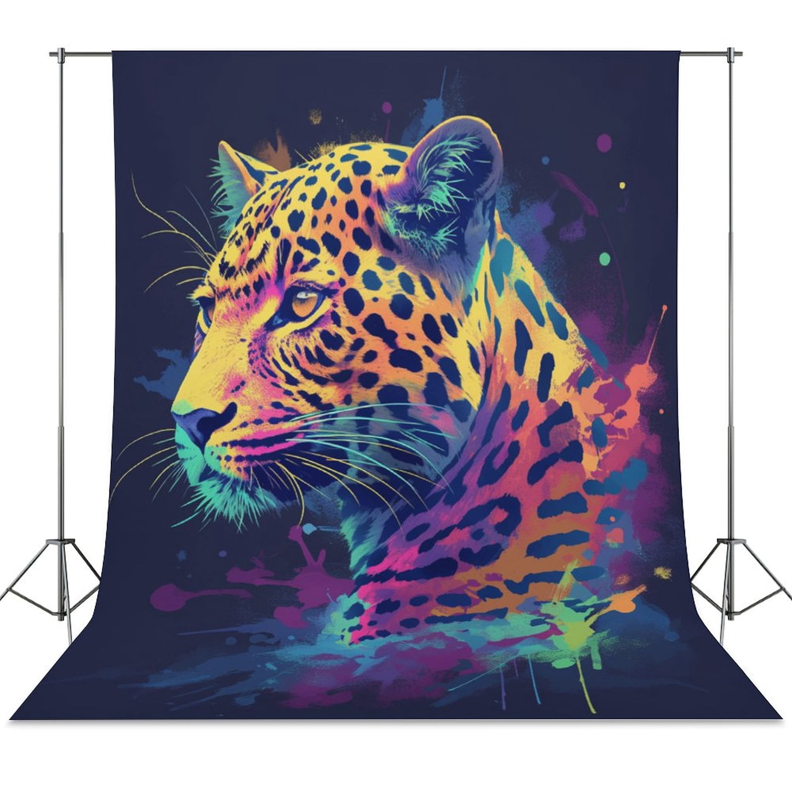 Tiger Animal Graffiti Spring Backdrop Backdrops for Photography Photo ...