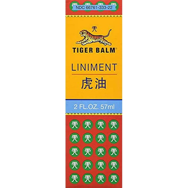 Tiger Balm Liniment, 2 oz. – Sore Muscle and Joint Relief Liniment Oil ...