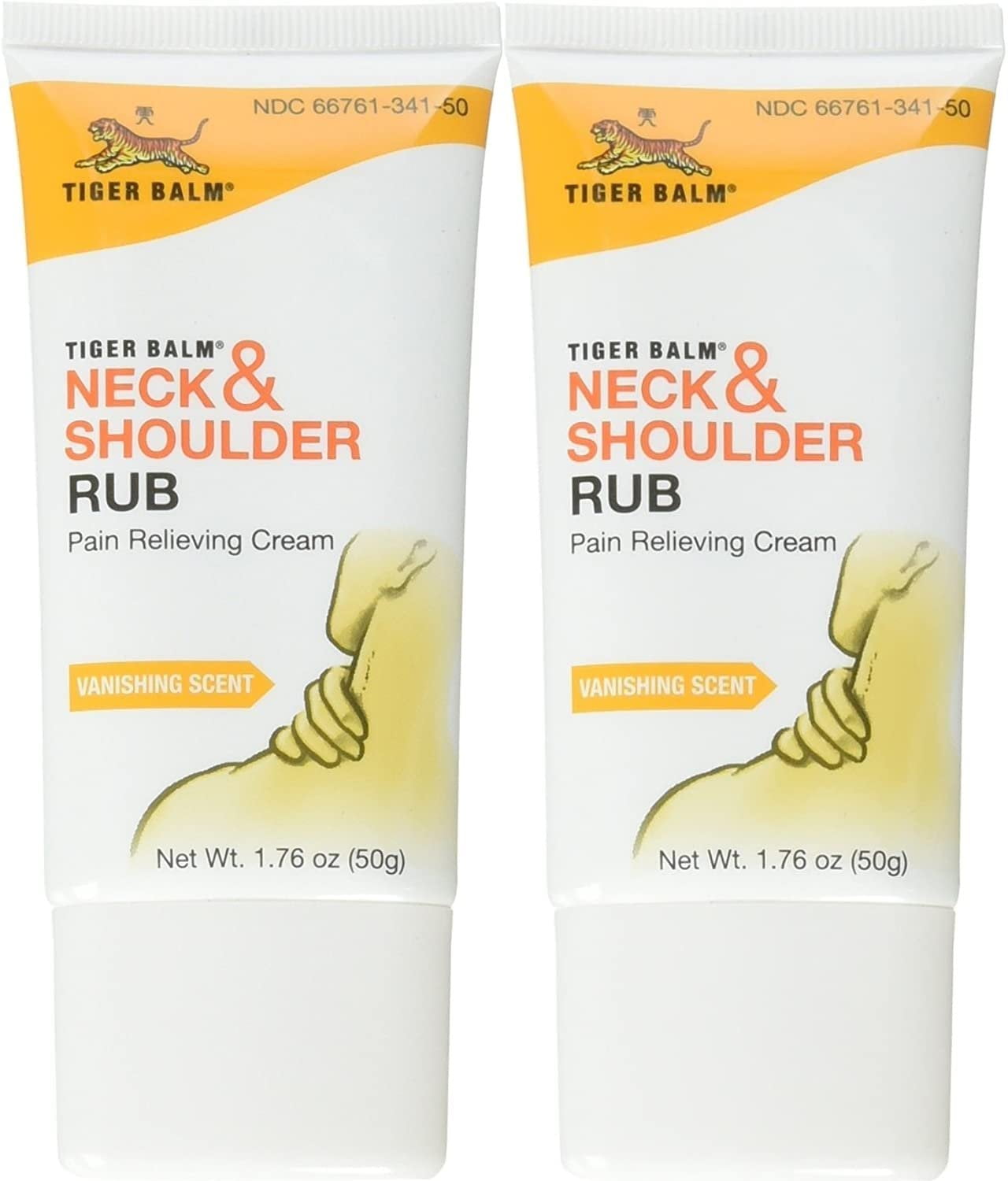 Tiger Balm Neck and Shoulder Rub,net wt 1.76 oz - Pack of 2 - Walmart.com