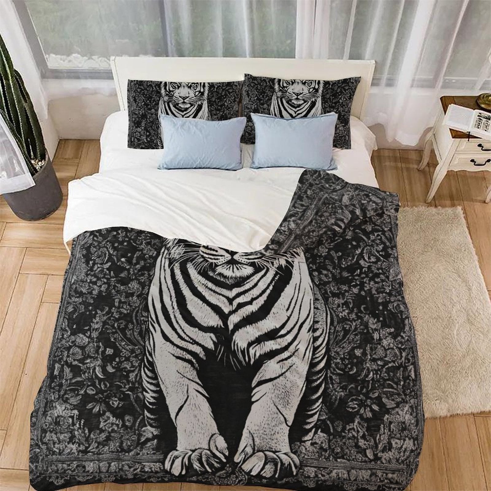 Tiger Bedding Set 3D Printed Comforter Covers Duvet Cover Quilt Cover ...