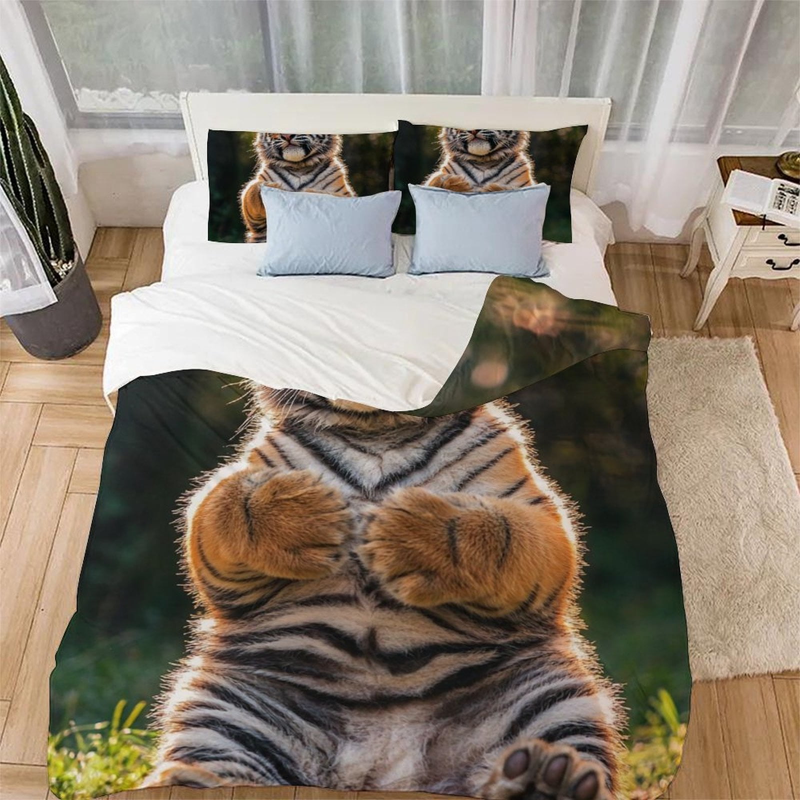 Tiger Bedding Set 3D Printed Comforter Covers Duvet Cover Quilt Cover ...