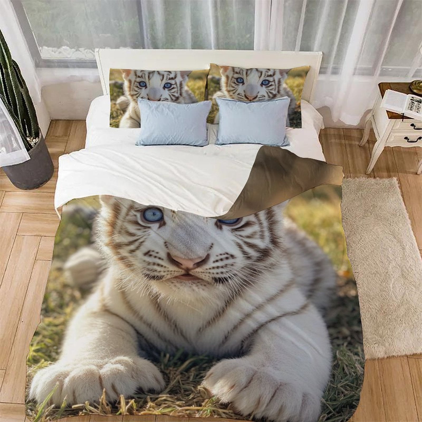 Tiger Bedding Set 3D Printed Comforter Covers Duvet Cover Quilt Cover ...