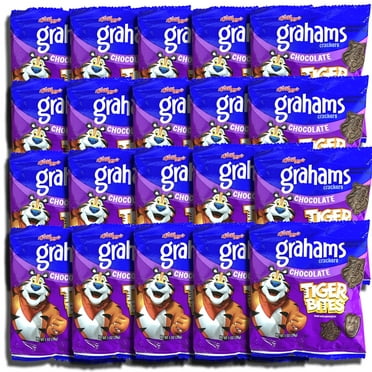 (5 pack) Cinnamon Teddy Bear Graham Crackers Snack Packs | .75 Oz | 25 ...