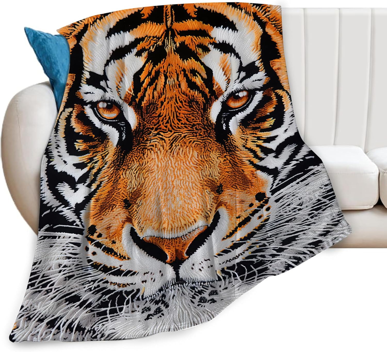 Tiger Blanket for Boy Man Tiger Print Throw Blanket Tiger Stuff Decor ...