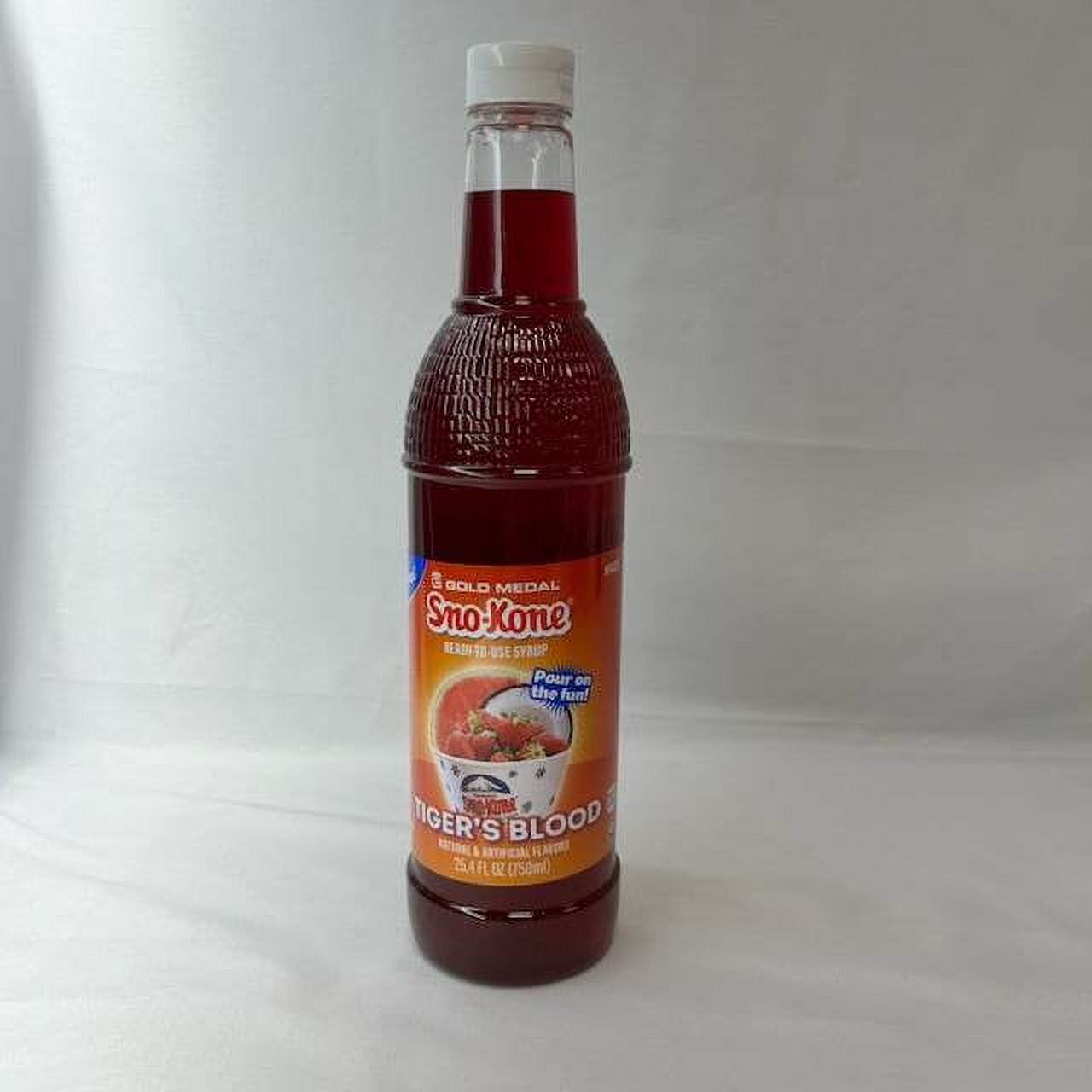 Tiger Blood Snow Cone Syrup (25 oz x 2) - Sno-Treat Snow Cone Syrups ...