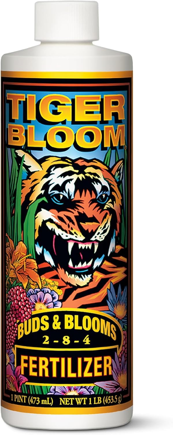 Tiger Bloom Liquid Fertilizer Concentrate - Fast Acting Formula for ...