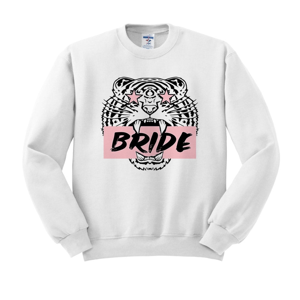Tiger Bride Sweatshirt Unisex Large White - Walmart.com