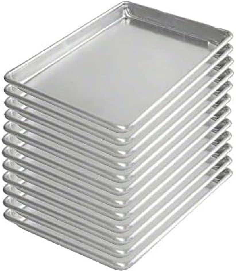 Tiger Chef 1/2 Half Size 18 x 13 inch Aluminum Sheet Pan Commercial ...