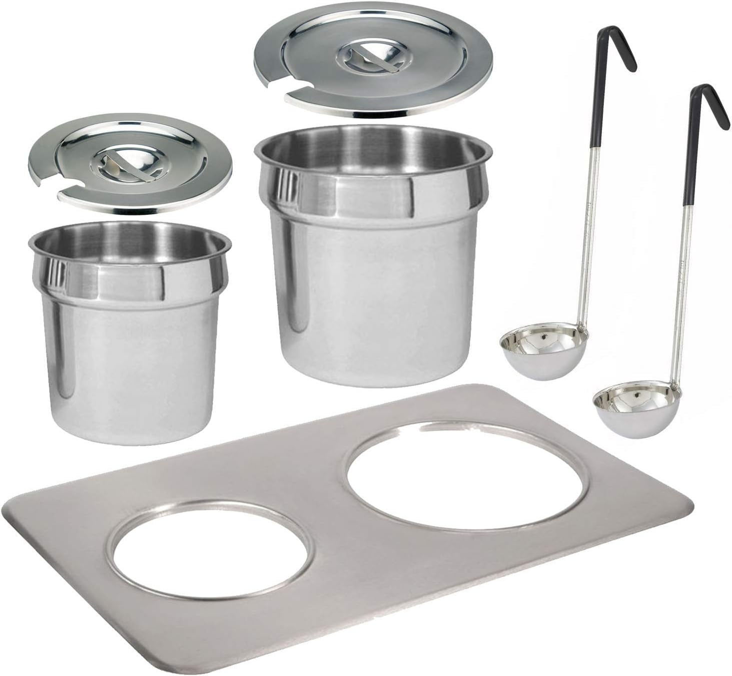 Tiger Chef Electric Food Warmer Soup Tureen Insert Kit Includes Insert ...