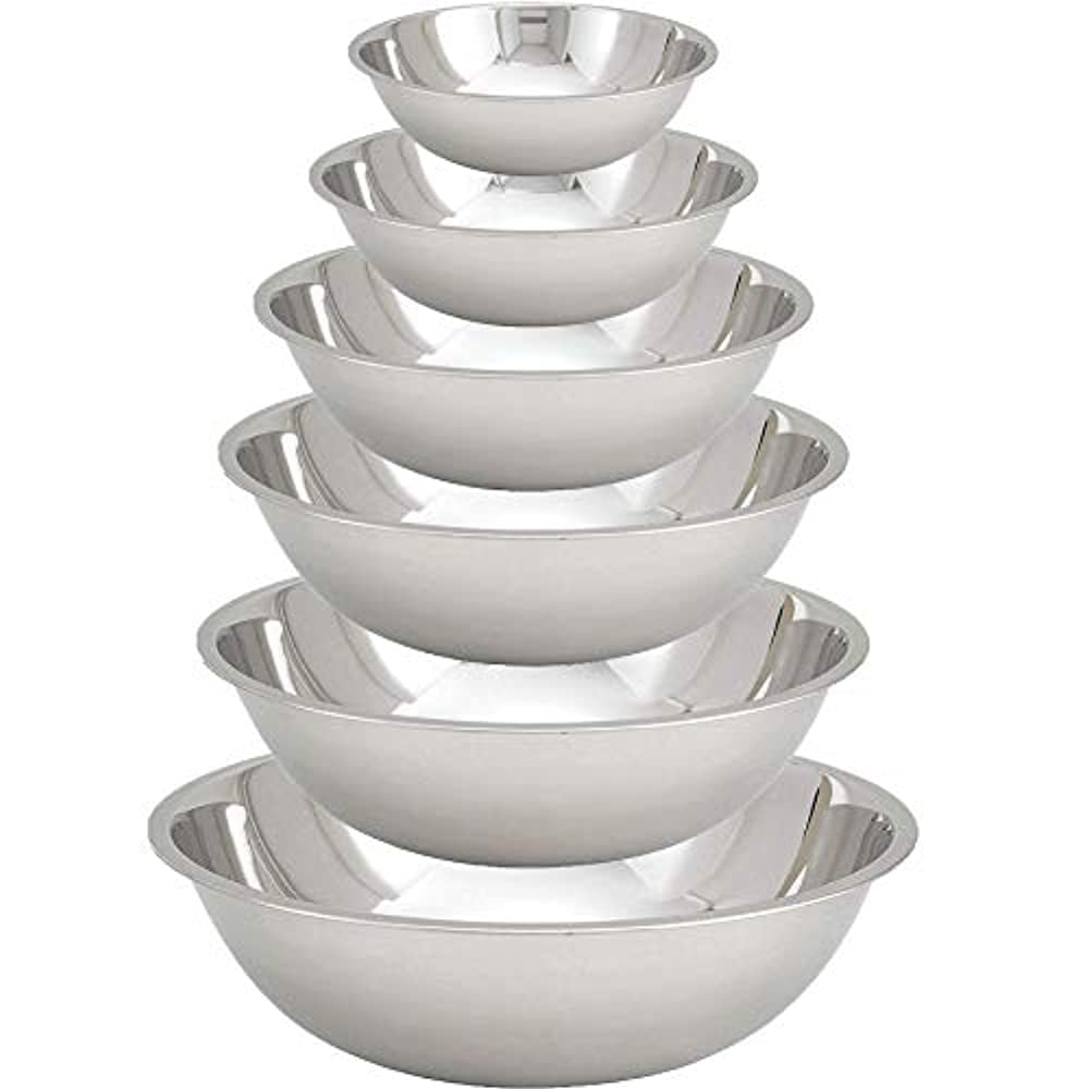 Tiger Chef Stainless Steel Mixing Bowls Set for Kitchen - Nesting Prep ...