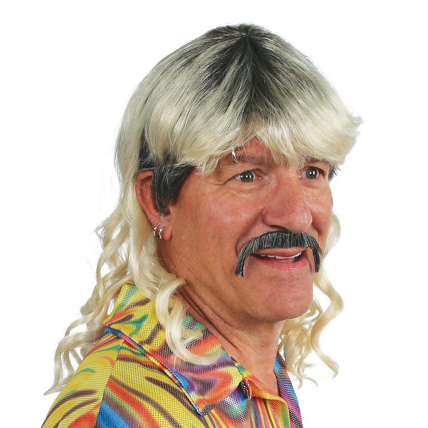 Tiger Cool Cat Jewelry, Mullet and Mustache Set - Walmart.com