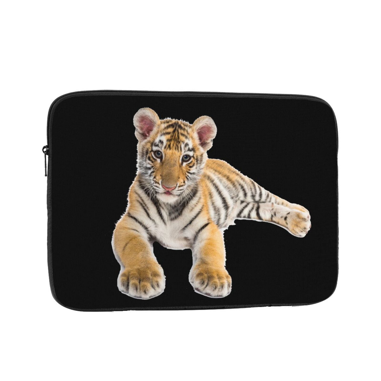 Tiger Cub Lying 15 inch Portable Laptop Sleeve Compatible with MacBook ...