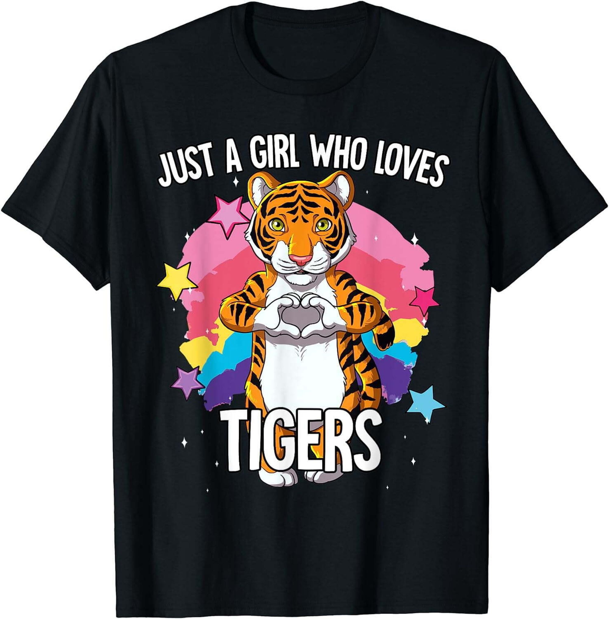Tiger Enthusiast T-Shirt: Show Your Love for Tigers - Walmart.com