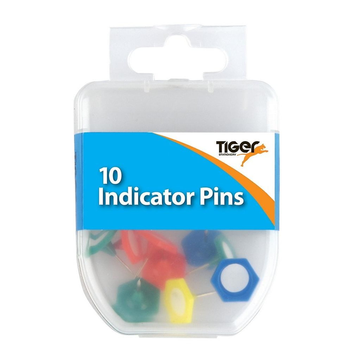 Tiger Essential Contrast Indicator Pins (Pack of 10) - Walmart.com