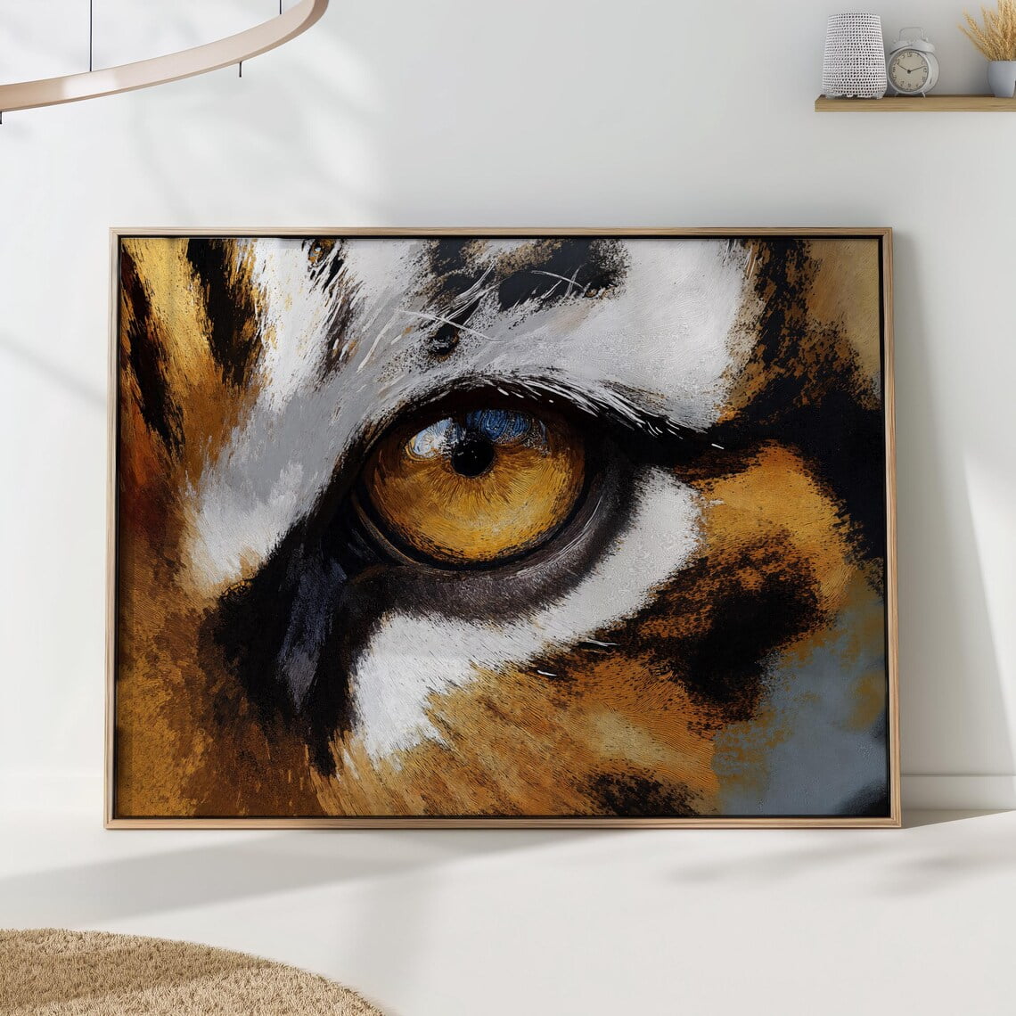Tiger Eye Print - Wild Animal Art, Jungle Wall Decor, Big Cat Poster ...