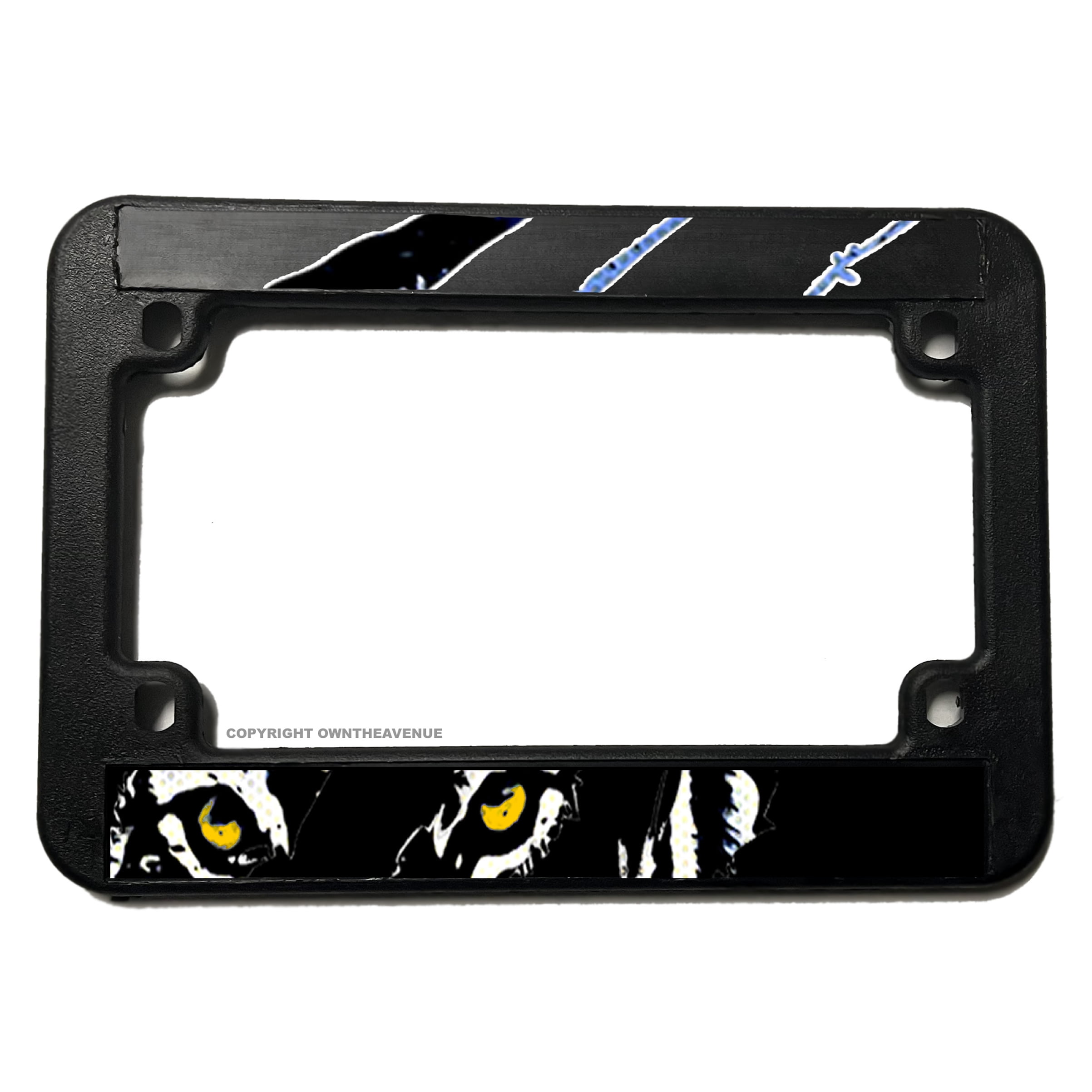 Tiger Eyes Claw Racing Motorcycle License Plate Frame - Walmart.com