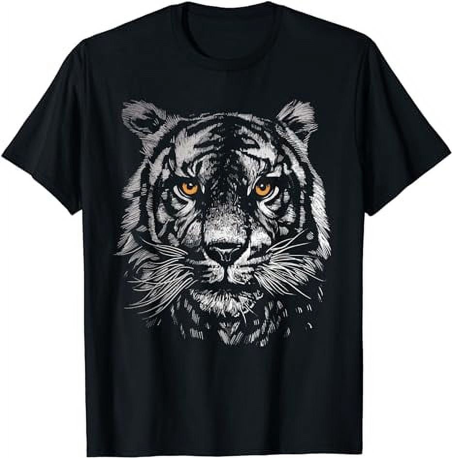 Tiger Face Wild Animal Tiger Shirt For Men Women And Kids T-Shirt ...