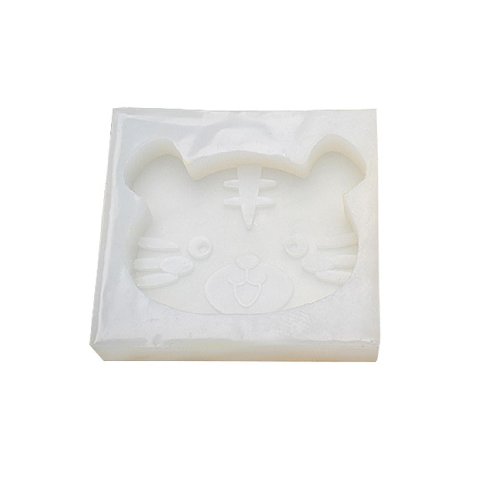 Tiger/Fox Shaped Cupcake Silicone Moulds Biscuit Fondant Molds Cake ...