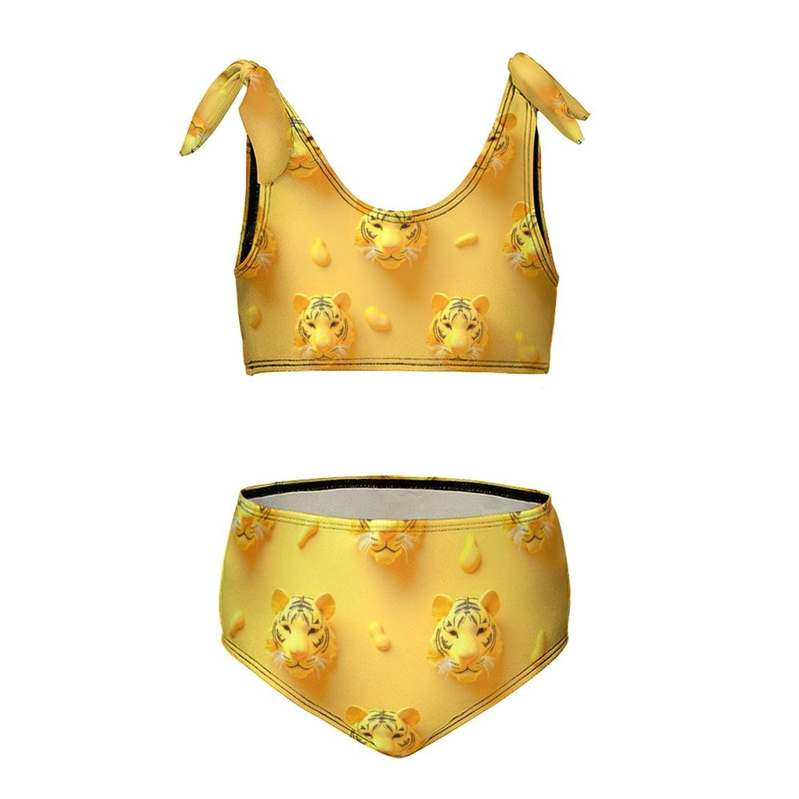 Tiger Girls' 2-Piece Tankini Swimsuit - Walmart.com