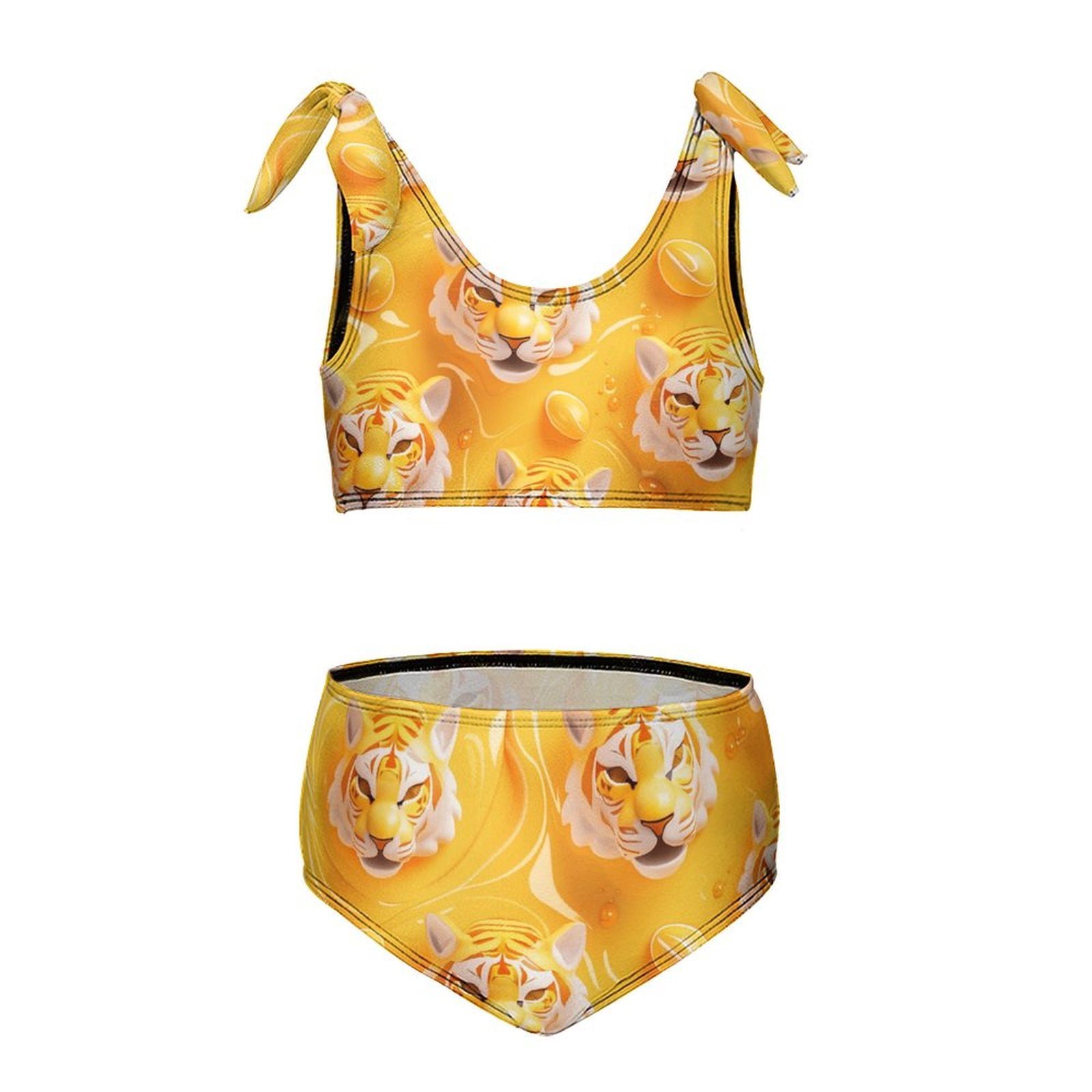 Tiger Girls' beach sports two-piece swimsuit set - Walmart.com