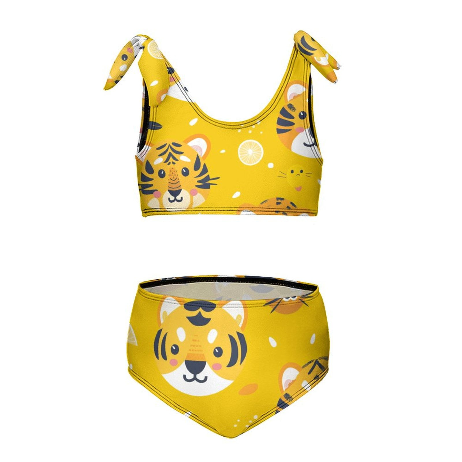 Tiger Girls' beach sports two-piece swimsuit set - Walmart.com