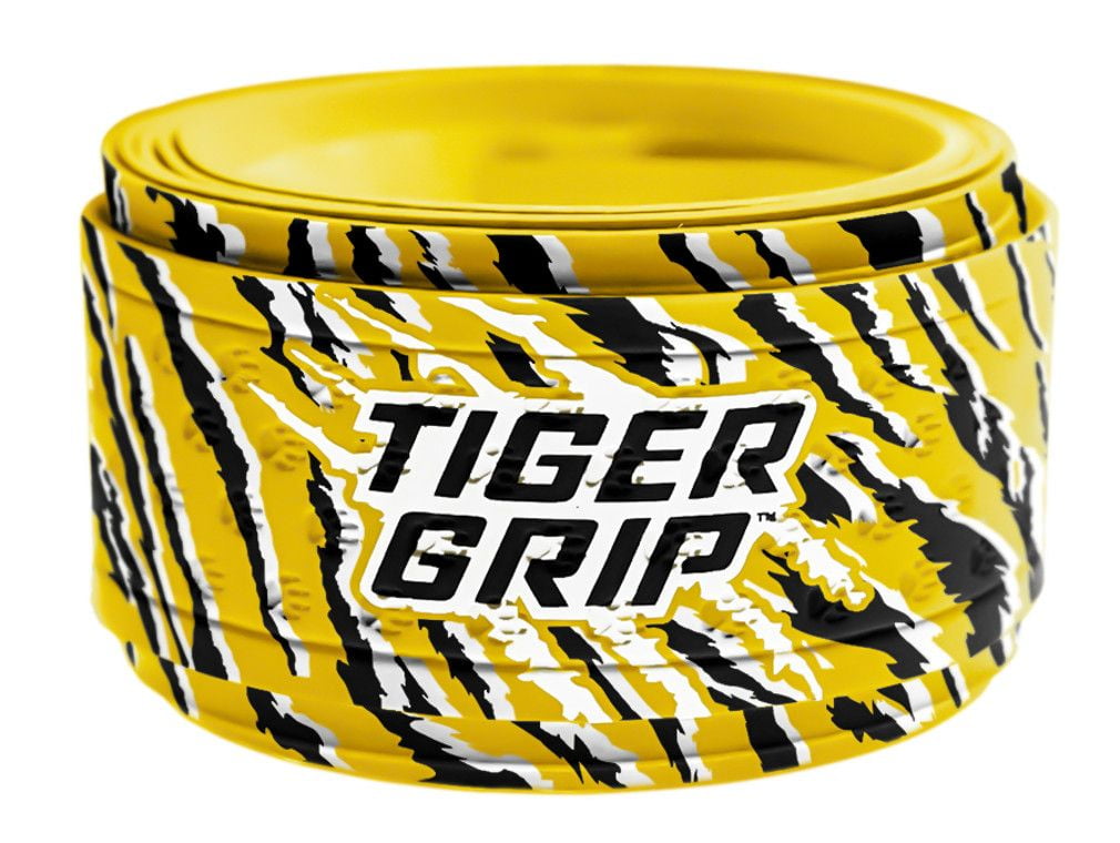 Tiger Grip Bat Wrap/Bat Tape for Baseball and Softball - 0.5mm - Steel ...