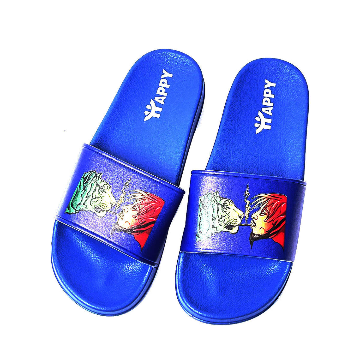 Tiger-Guy Print Slide Sandals - Walmart.com
