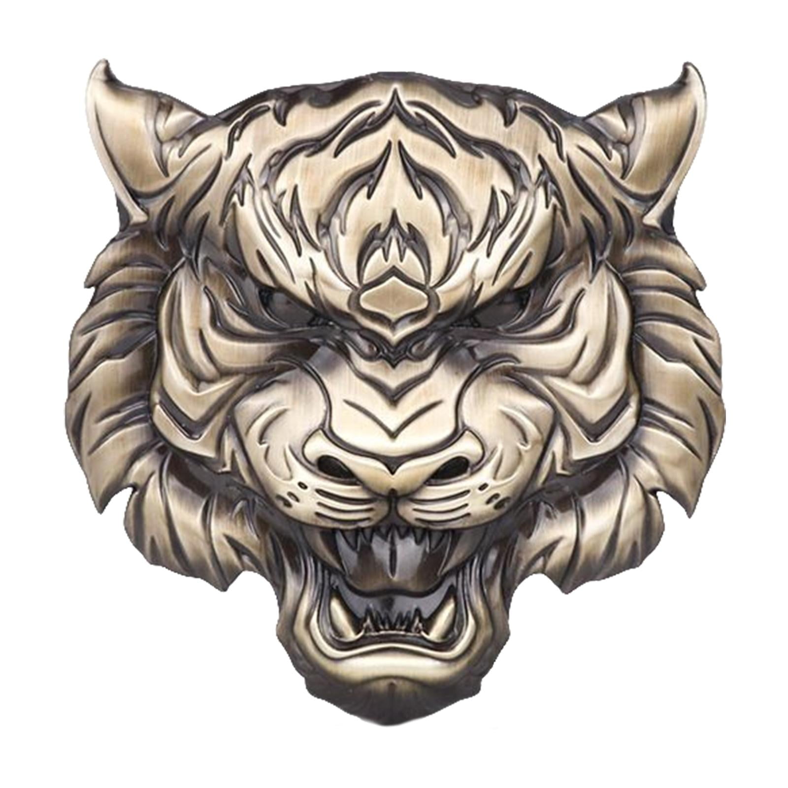 Tiger Head Auto Sticker Decal Body Decor Decorative Retro Universal ...
